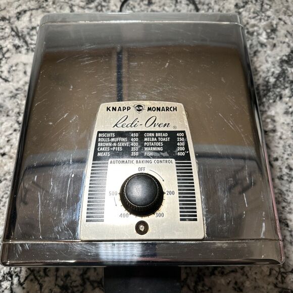 Knapp Monarch | Kitchen | Vintage Knapp Monarch Redioven Baker Chrome ...